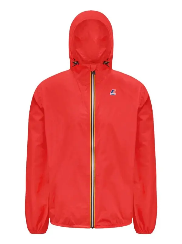 K-WAY Logo-print Hooded Jacket - Red