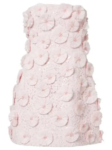 Simkhai Holland Embellished Bustier Mini Dress - Pink