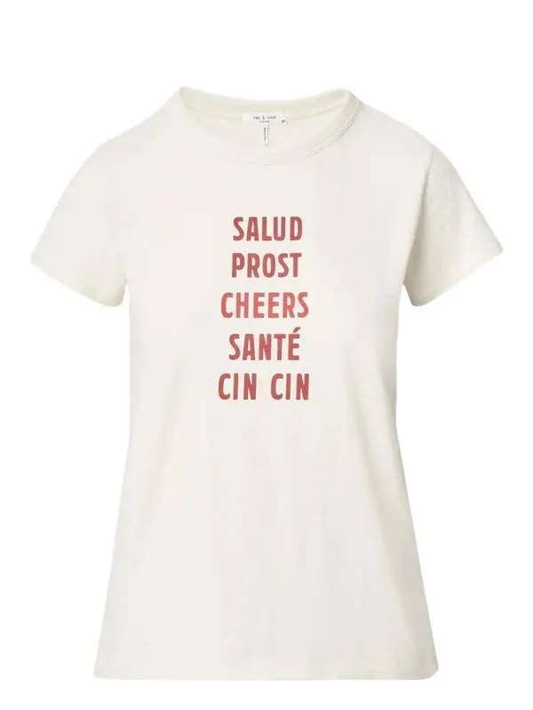 Rag & Bone Crew Neck T-shirt - Ivory