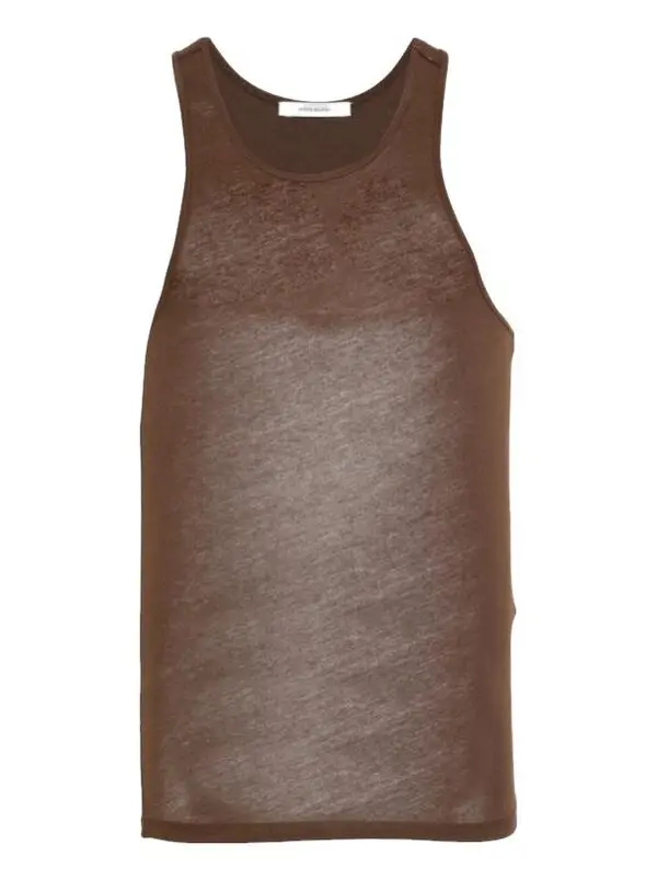 ENTIRE STUDIOS Muscle Tank Top - Brown