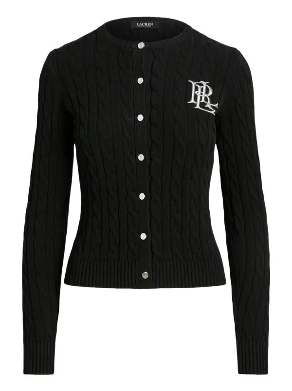 Ralph Lauren Cable-knit Cardigan - Black