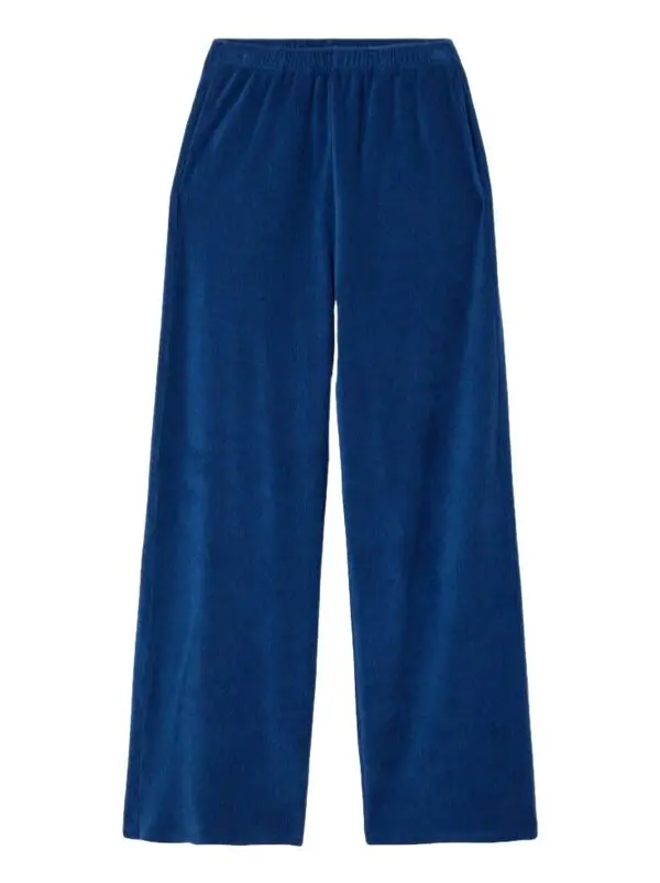 American Vintage Embroidered Logo Track Pants - Blue