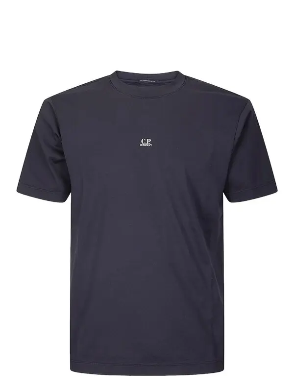 C.P. COMPANY Logo Crew Neck T-shirt - Black