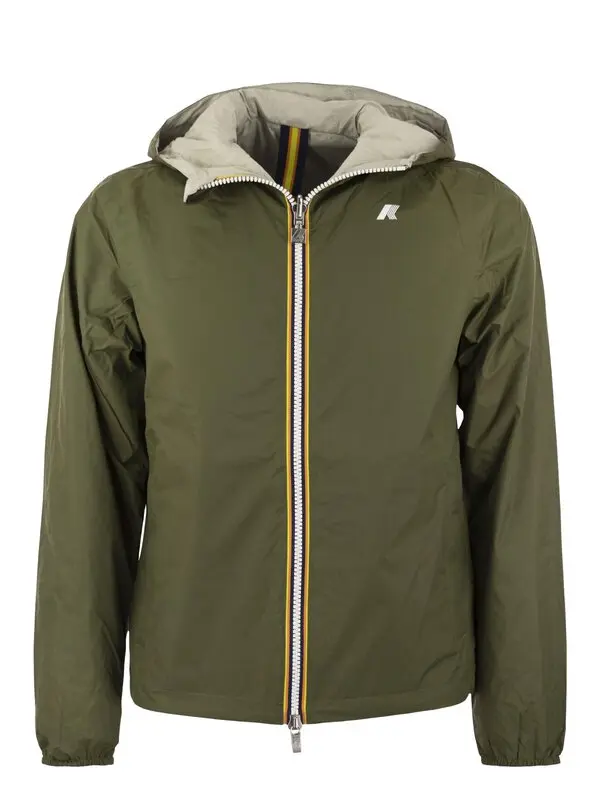 K-WAY Jake Plus.2 Reversible Hooded Jacket - Brown