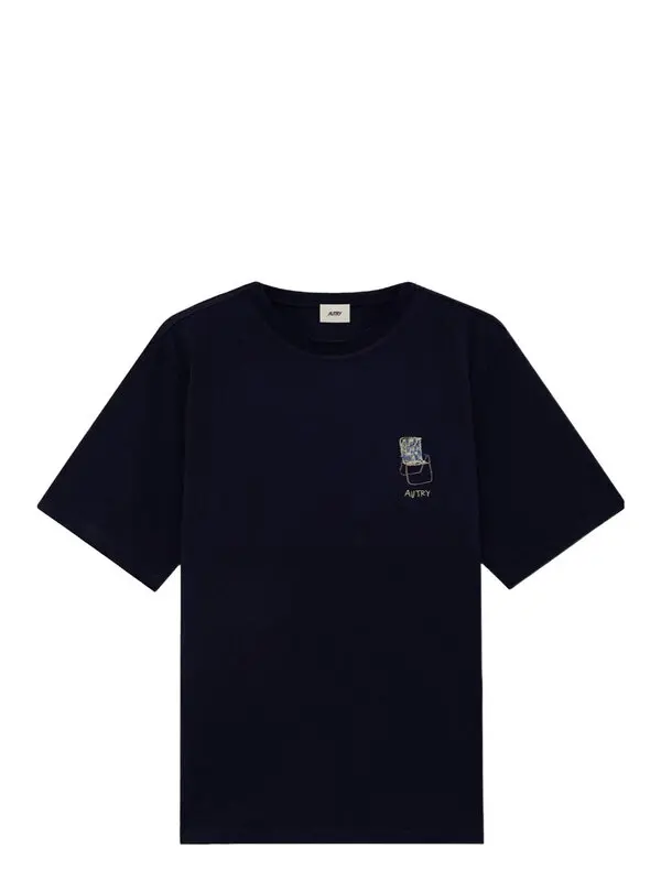 AUTRY Short-sleeved Crewneck T-shirt - Blue