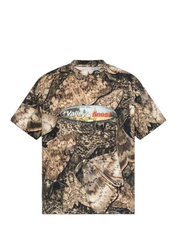 ROA Patterned T-shirt - Nude