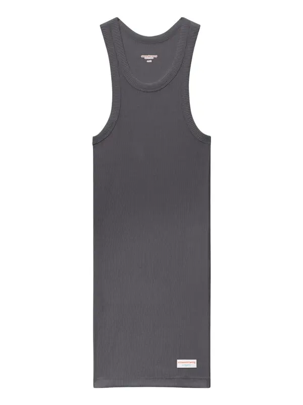 Alexander Wang Racer Tank Bodycon Minidress - Grey