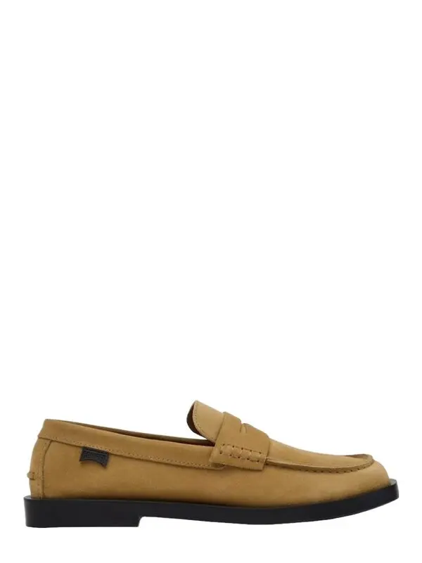 Camper Suede Leather Loafers - Brown