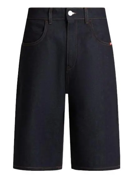 AMISH SUPPLIES Tommy Raw Bermuda Shorts - Black
