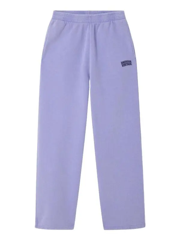 American Vintage Logo Track Pants - Blue