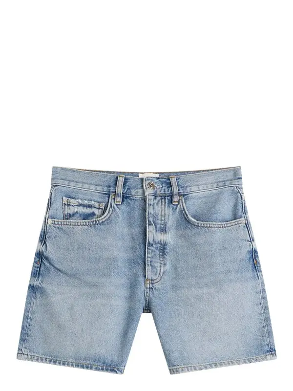 ANINE BING Delaney Denim Mini Shorts - Blue
