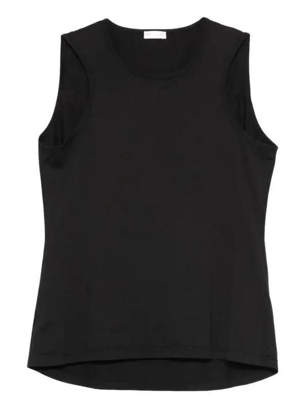 ROBERTO COLLINA Sleeveless Tank Top - Black
