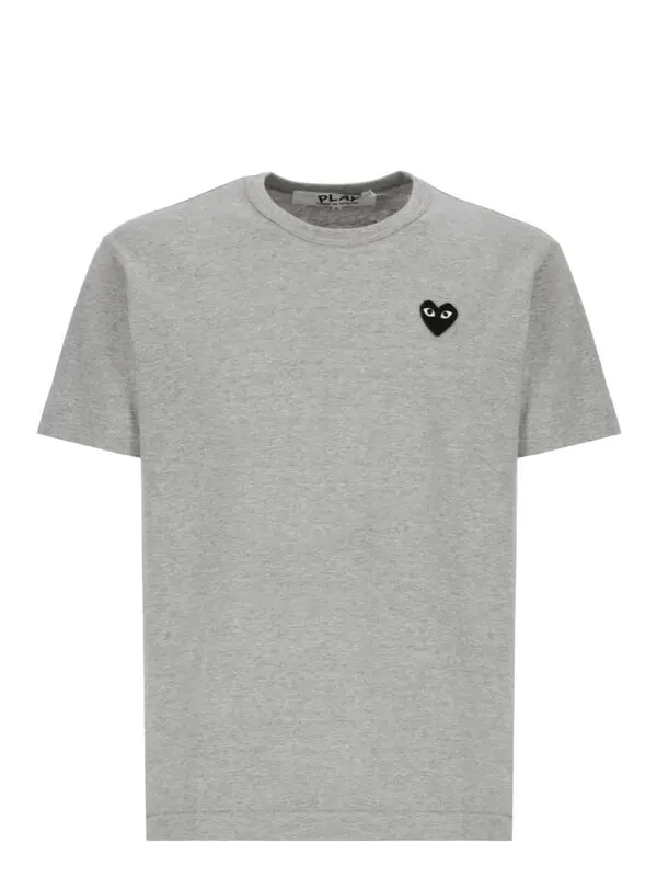 Play Comme Des Garcon Short-sleeved T-shirt - Gray