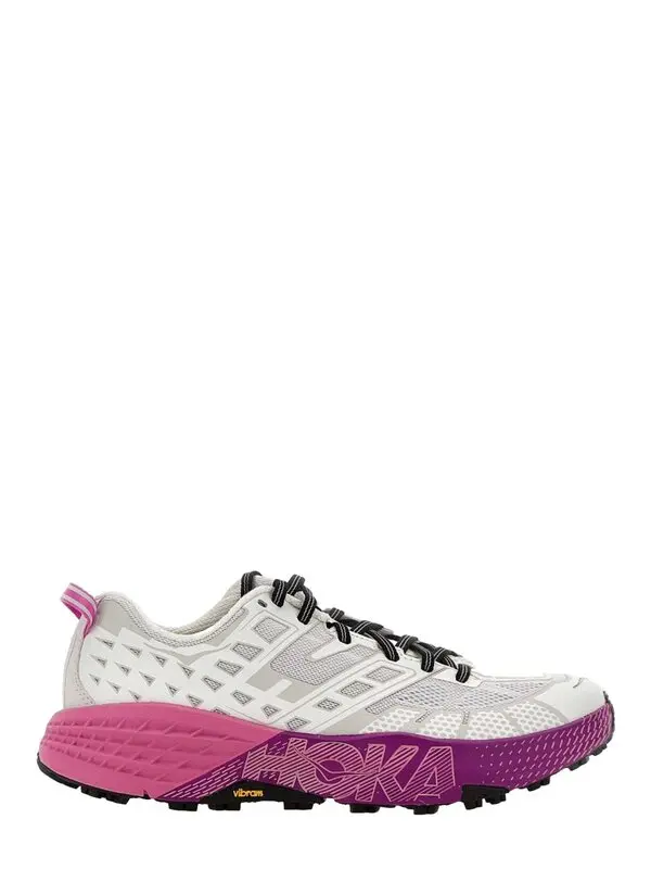 Hoka One One Mesh Trail Running Sneakers - Multicolor