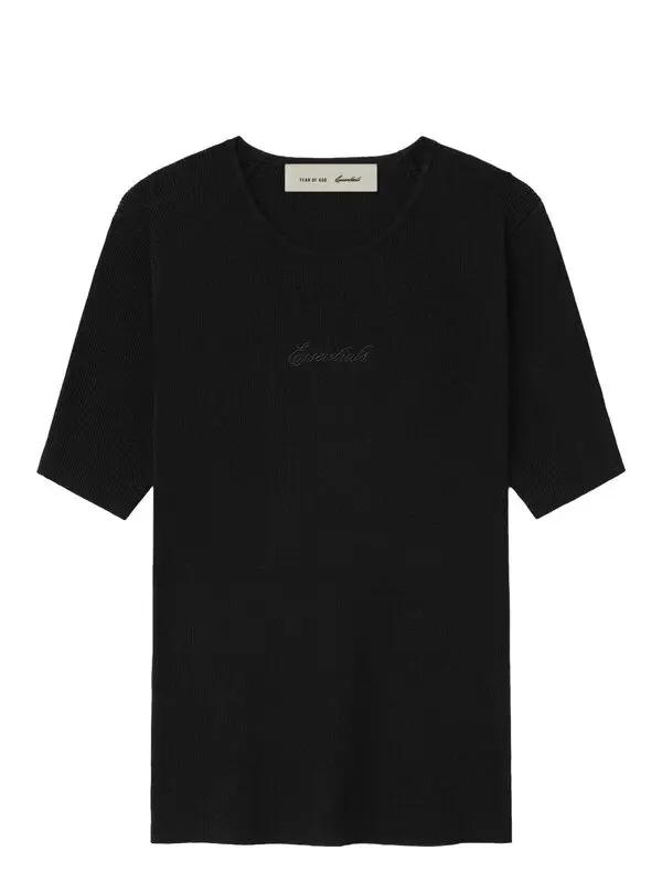 Fear Of God Ribbed T-shirt - Black