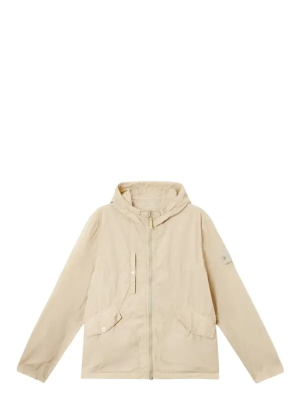 Stone Island Ghost Piece Hooded Jacket - Light Brown