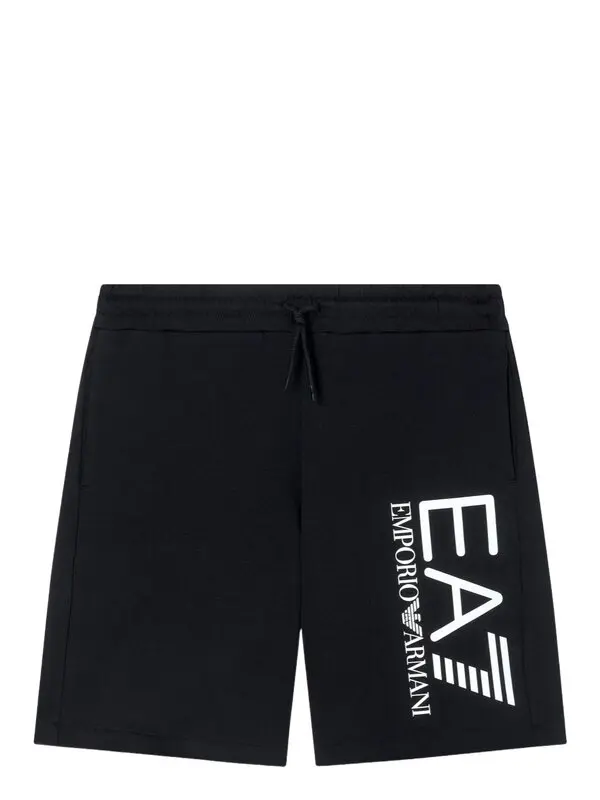 EA7 Wide Leg Shorts - Black
