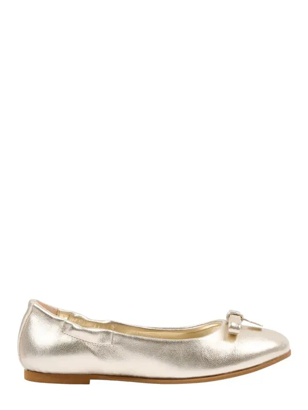 Tommy Hilfiger Ballerina Flats With Bow Detail - Nude