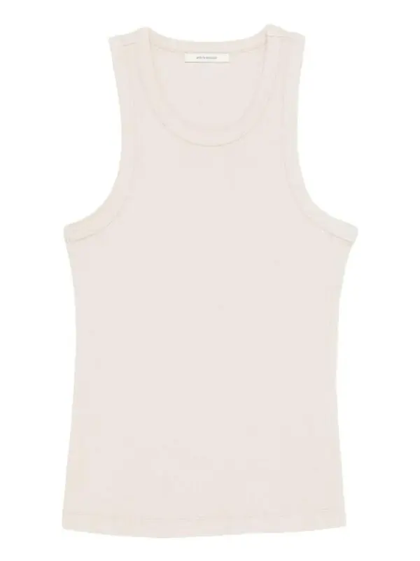 ENTIRE STUDIOS Racer-back Tank Top - Beige