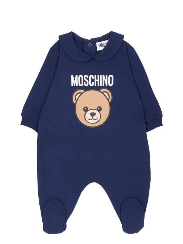Moschino Teddy Bear Print Bodysuit - Blue