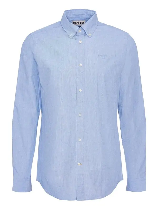 Barbour Crest Poplin Shirt - Blue