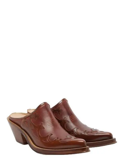 Gabriela Hearst Temperance Leather Mules - Brown