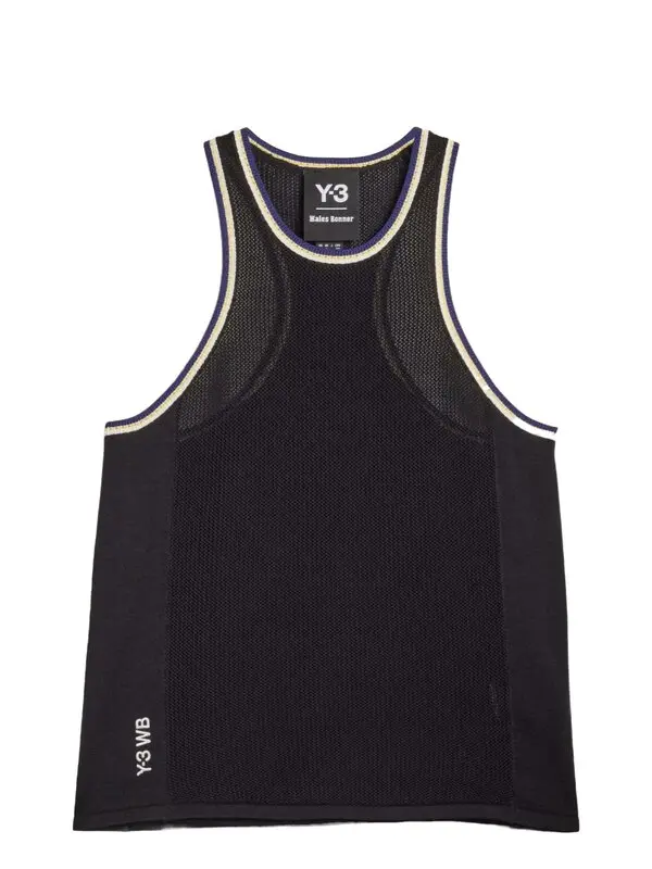 Y3 X Wales Bonner Knit Tank Top - Black