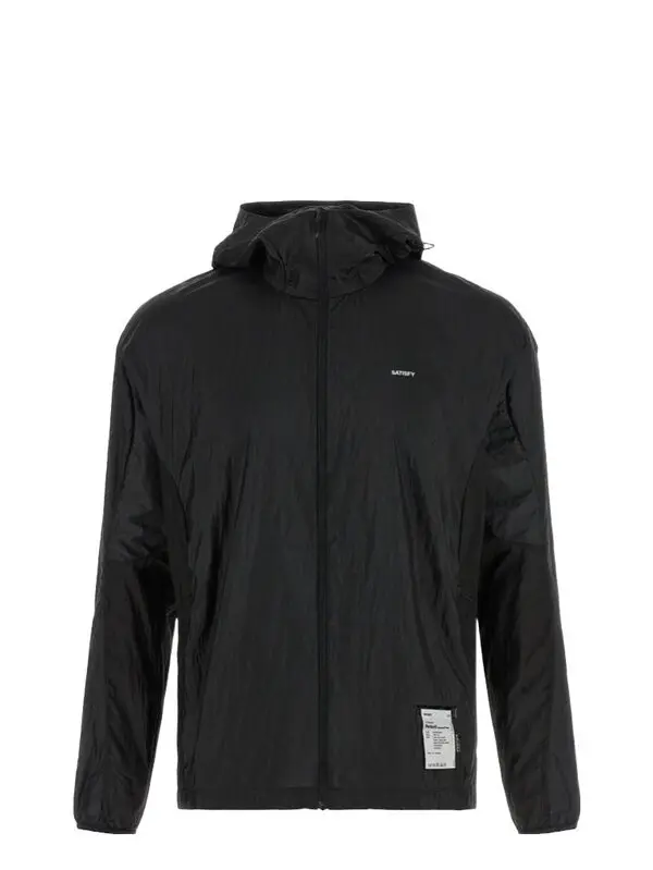 Satisfy Long-sleeve Hooded Jacket - Black