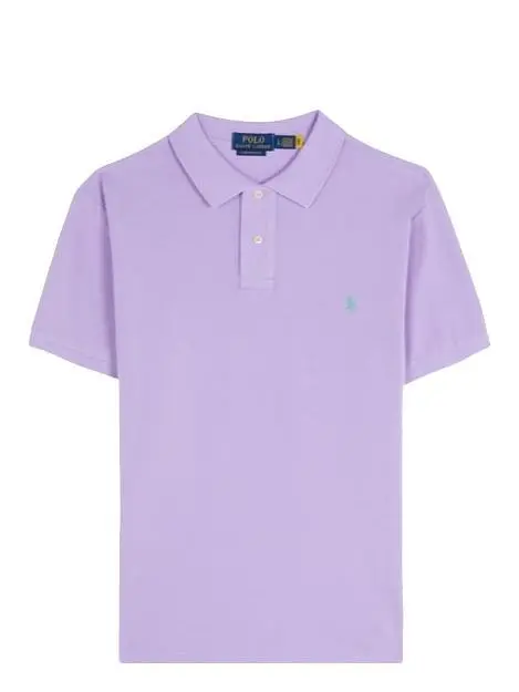 Polo Ralph Lauren Polo Pony-embroidered Polo Shirt - Purple