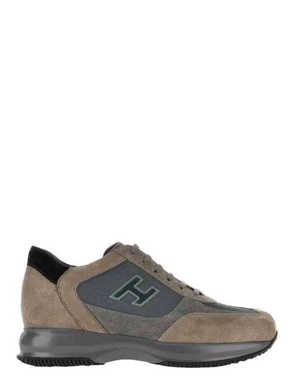 Hogan Interactive Lace-up Sneakers - Gray