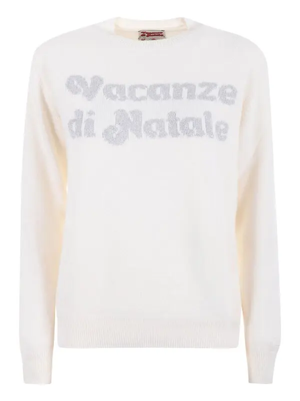 MC2 SAINT BARTH Vacanze Di Natale" Knitwear - White