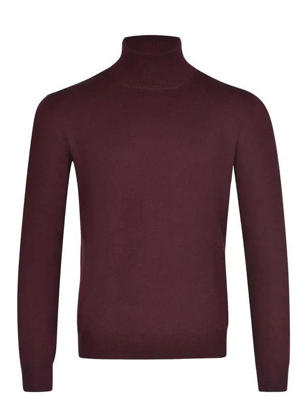 Tagliatore Miles High Neck Knitwear - Red