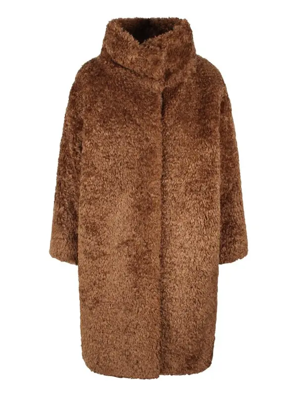 Herno Teddy Mid-length Coat - Brown