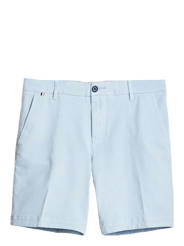Hugo Boss Slim-fit Chino Shorts - Light Blue