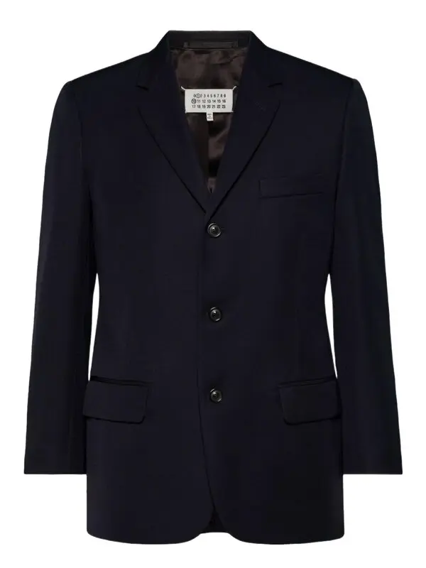 MAISON MARGIELA British Suit Jacket - Navy