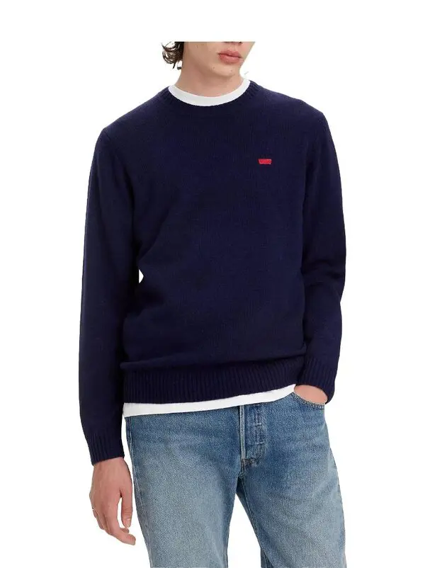 LEVI'S Long-sleeved Round Neck Sweater - Black