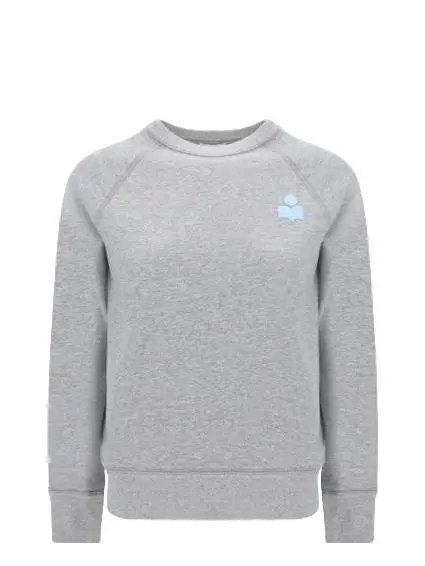 Isabel Marant Étoile Long Sleeve Crewneck Sweatshirt - Gray
