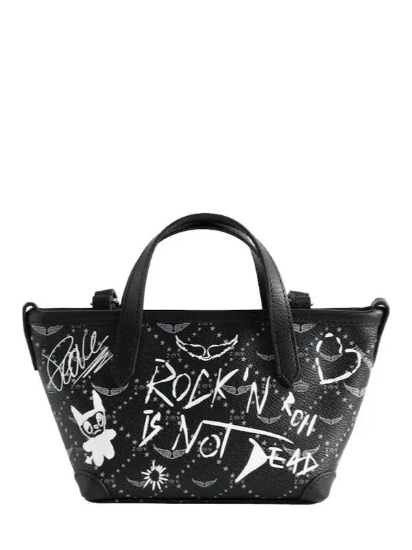 Zadig&Voltaire Graphic Print Tote Bag - Black