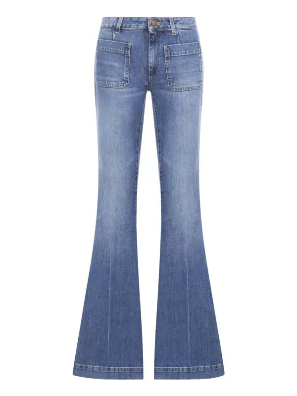 THE SEAFARER Horn Shaped Jeans - Blue