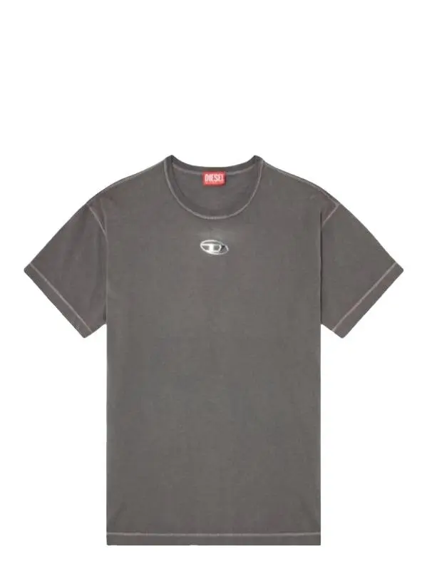 DIESEL® T-norm-lod Oval D Logo T-shirt - Grey