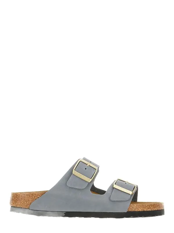 BIRKENSTOCK Arizona Buckled Sandals - Basalt Gray