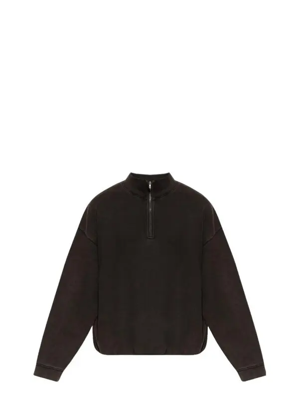 REPRESENT Initial Quarter-zip Sweatshirt - Brown