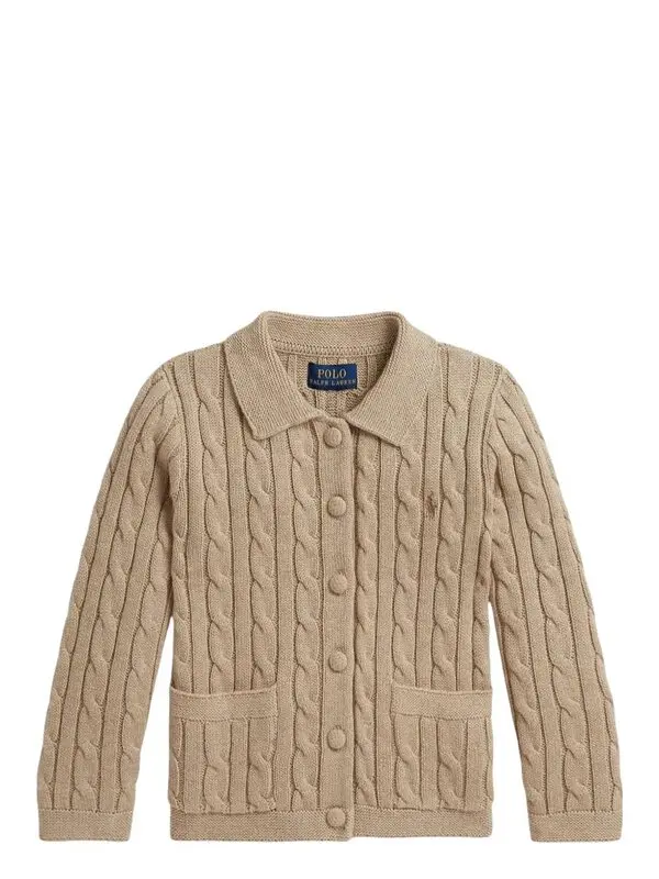 Polo Ralph Lauren Cable Knit Cardigan - Beige