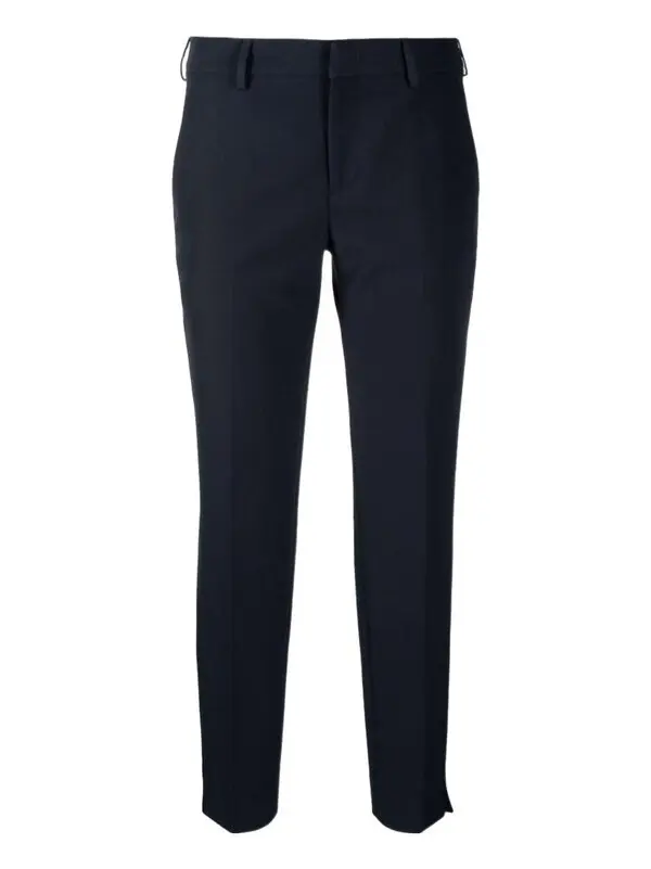 PT TORINO Tailored Trousers With Belt Loops - Black