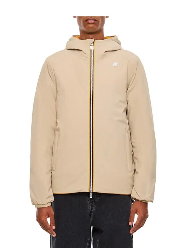 K-WAY Reversible Hooded Jacket - Nude