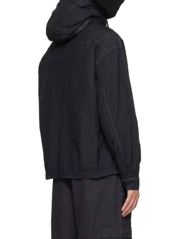C.P. COMPANY Taylor Jacket With Hood And Zipper Pockets - Black