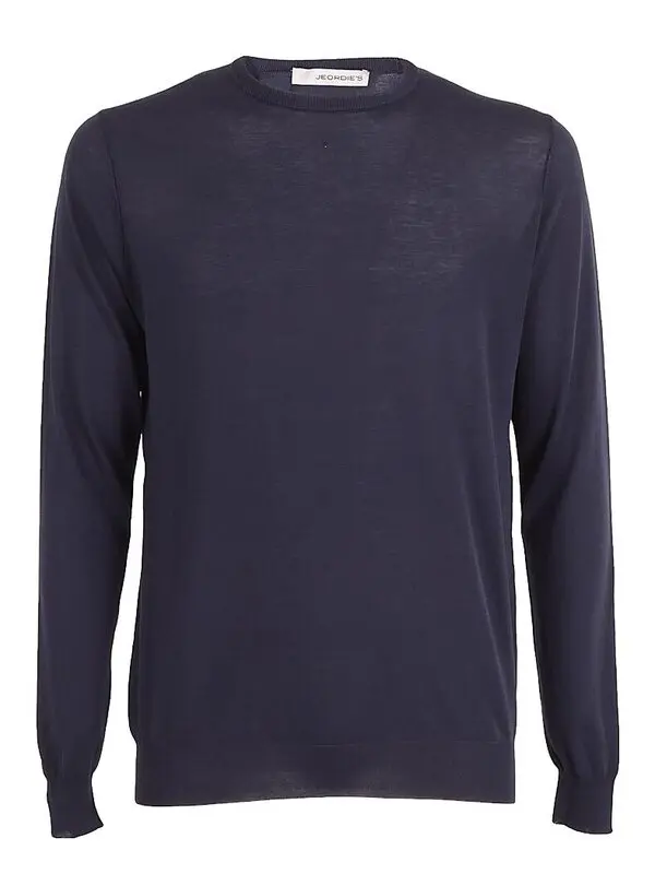 JEORDIE'S Crew Neck Sweater - Black