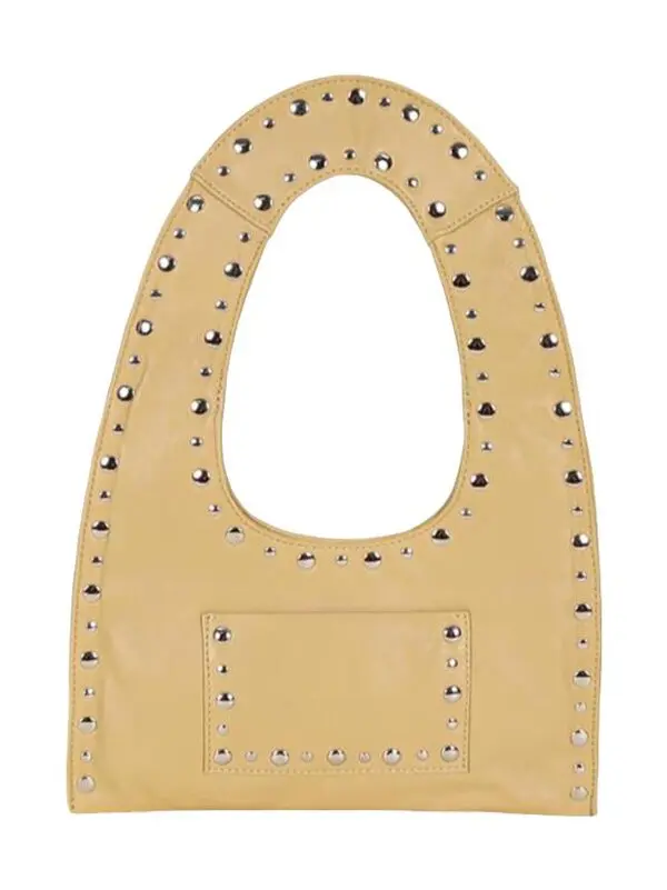 Gimaguas Studded Shoulder Bag - Nude