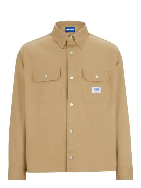 Hugo Boss Long-sleeved Shirt - Nude