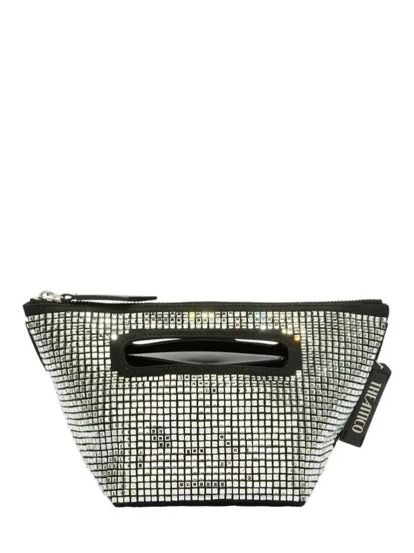 Attico Via Dei Giardini 15 Tote Bag With Crystal Embellishments - Black
